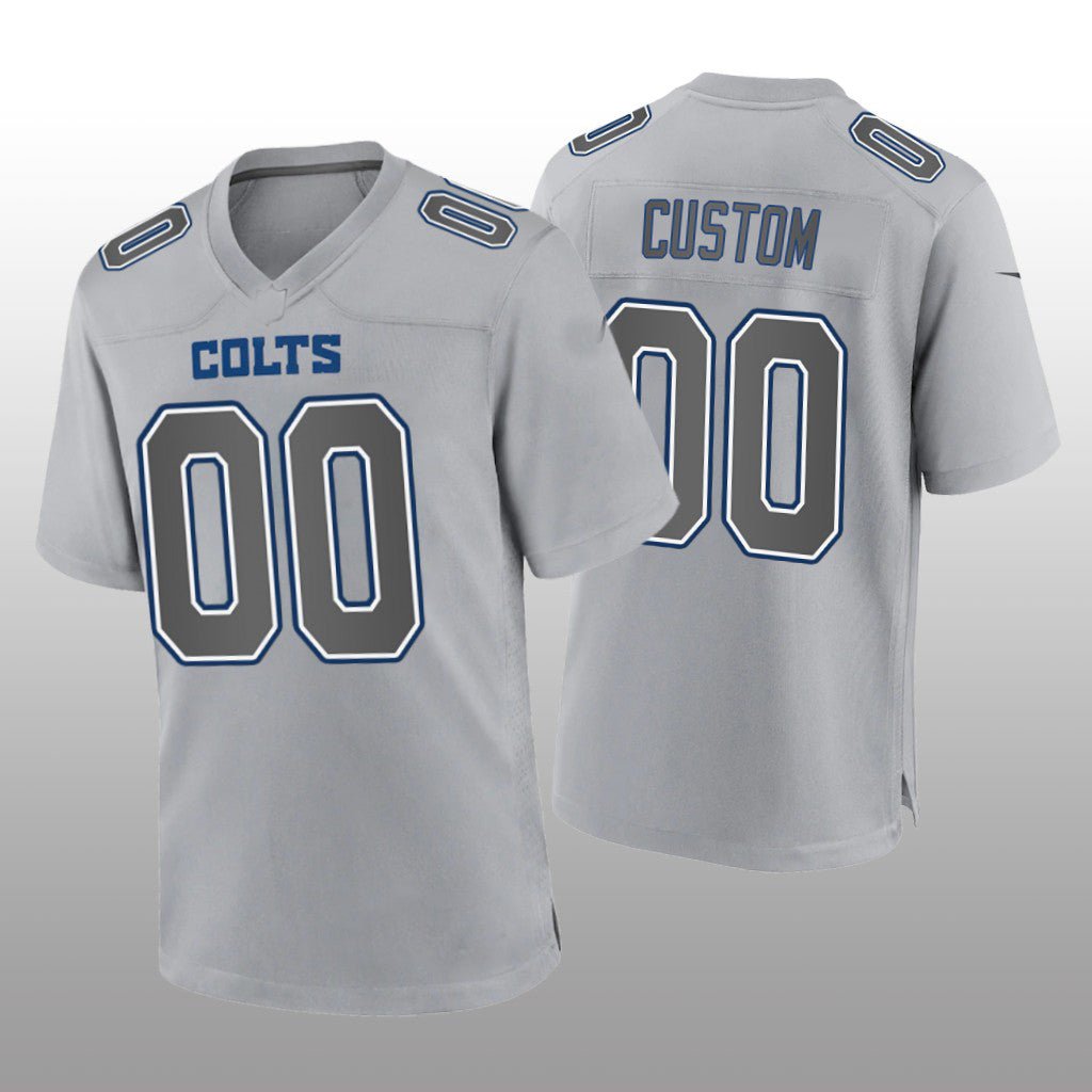 Custom IN.Colts Gray Game Atmosphere Jersey Stitched Jersey Football ...