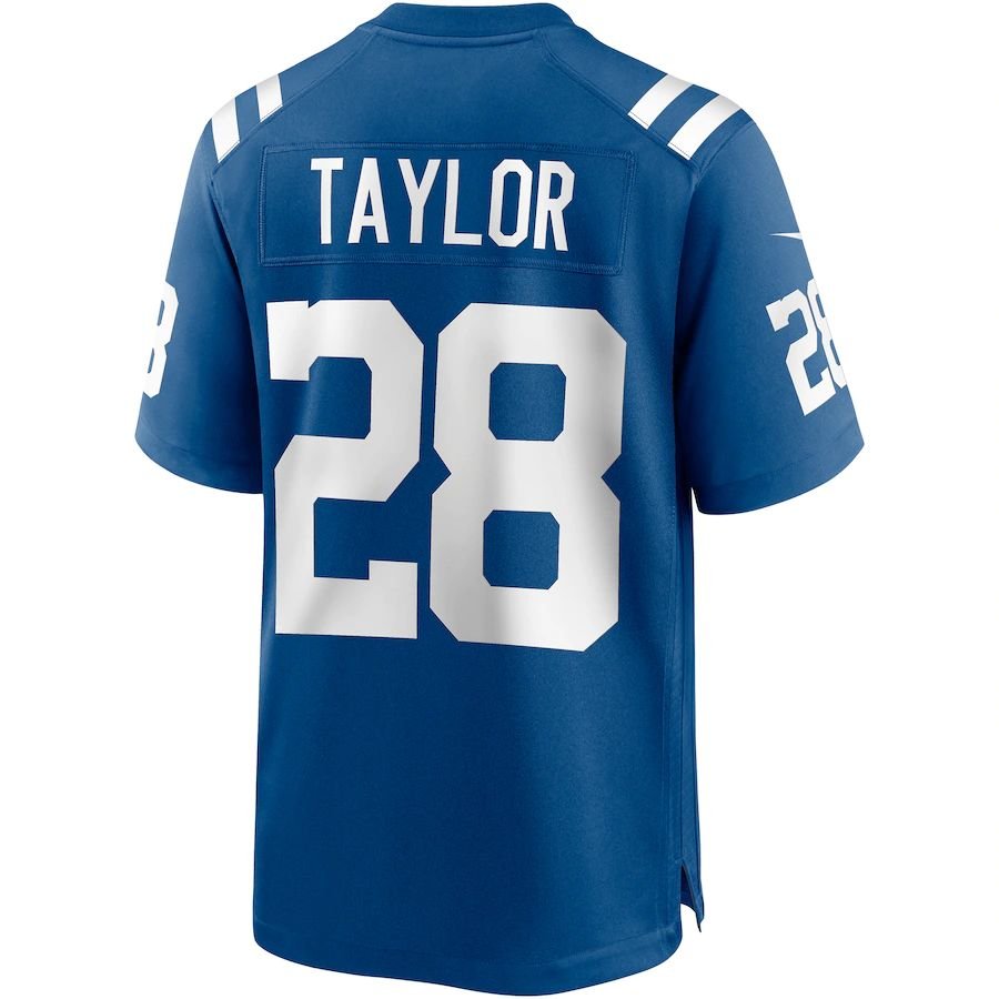 IN.Colts #28 Jonathan Taylor Royal Player Game Jersey Stitched American ...