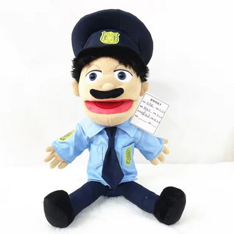 1/2/4pcs Jeffy Hand Puppet Feebee Rapper Zombie Plush Doll Toy Talk