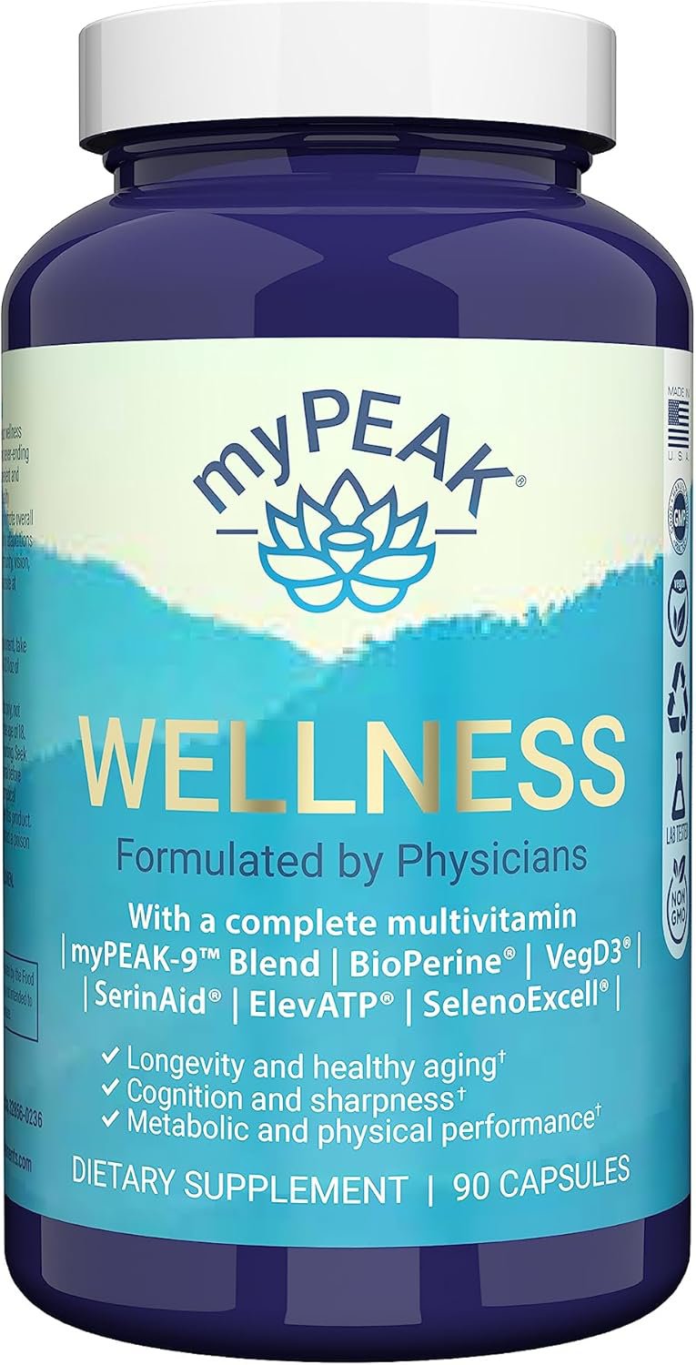Wellness Award-Winning Vegan Multivitamin with ElevATP Ancient Peat Extract