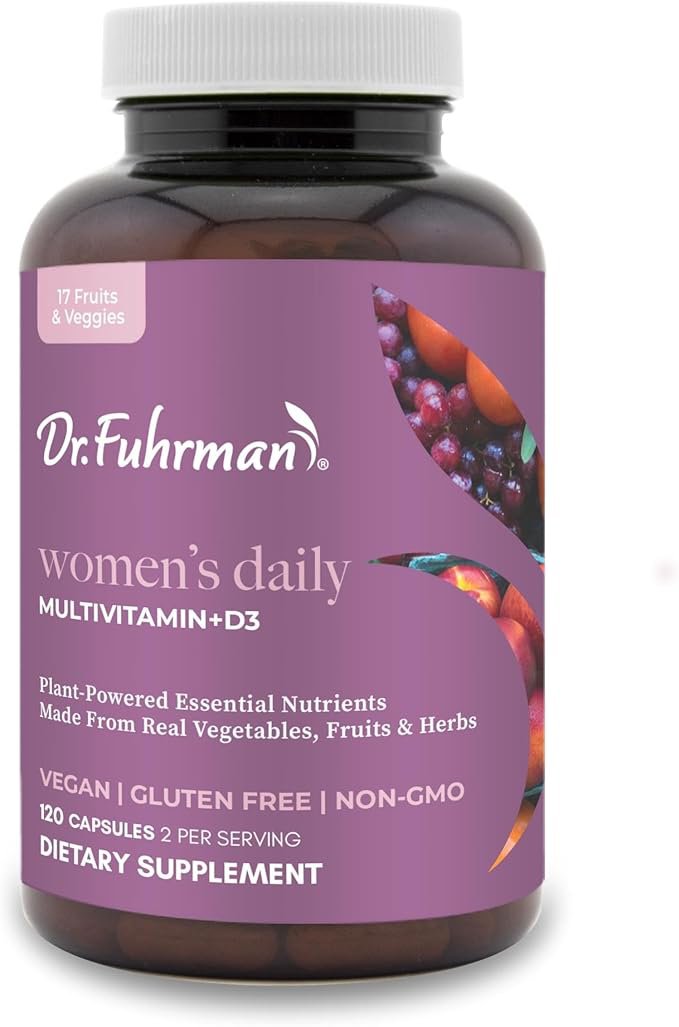 Dr. Fuhrman Women's Daily Multivitamin - Vegan Formula for Women Over 50