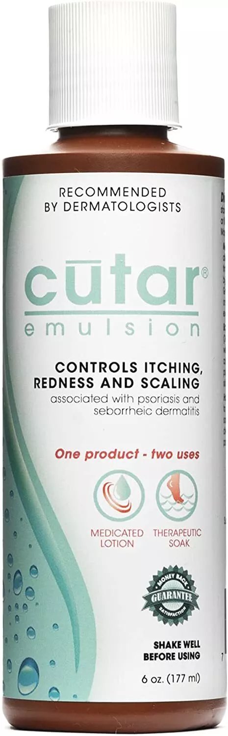 CUTAR Coal Tar Emulsion ( for bath or as a lotion ) 6oz