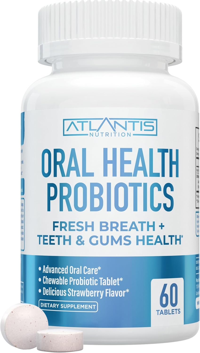 Atlantis Nutrition Oral Probiotics Chewable Tablet - Dental Probiotic ...