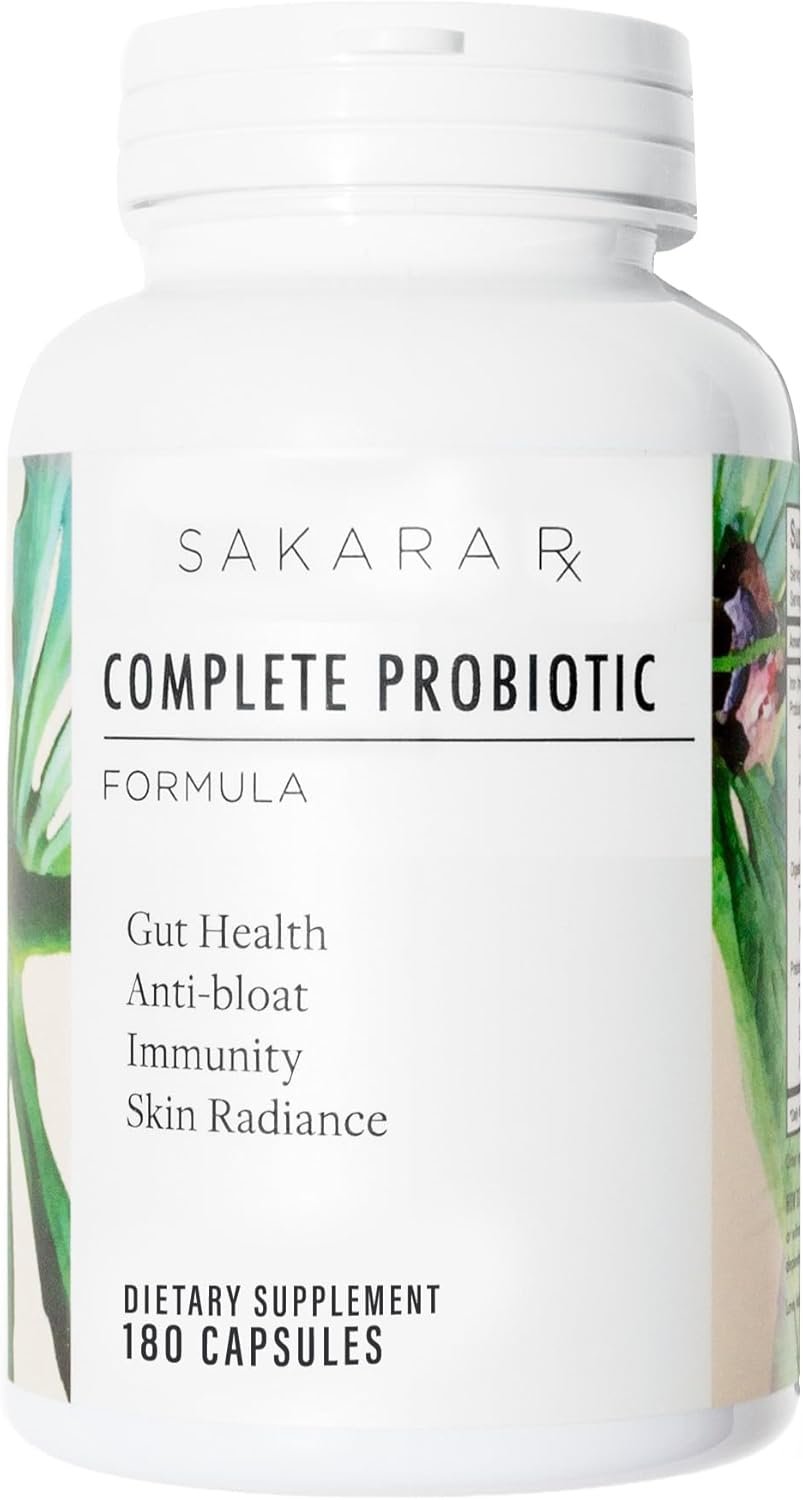SAKARA Complete Probiotic, 180 Capsules - Probiotics for Women ...