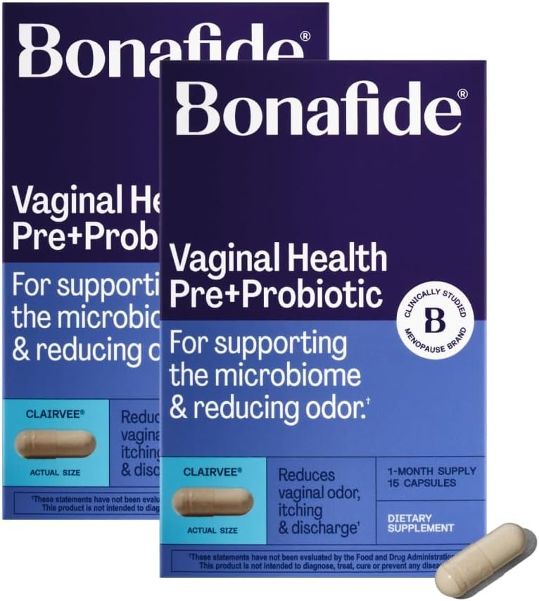 Clairvee by Bonafide. Vaginal Probiotic for Relief from Odor, Itching ...