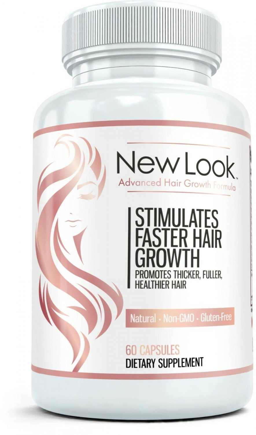 BEST Hair Vitamins For Hair Growth: NEW LOOK Advanced Formula for ...