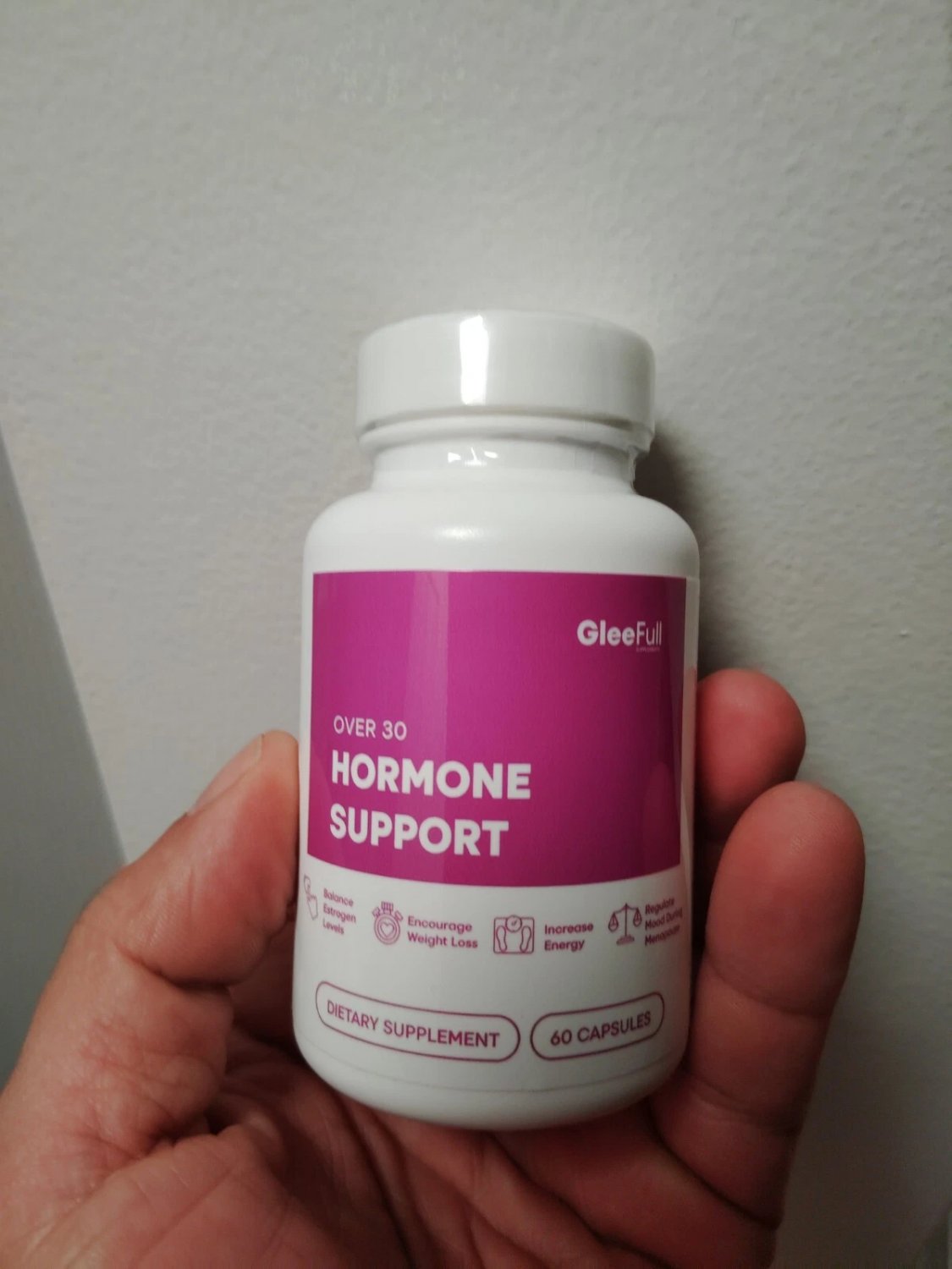 GleeFull Over 30 HORMONE SUPPORT Menopause Supplement for Women Hot