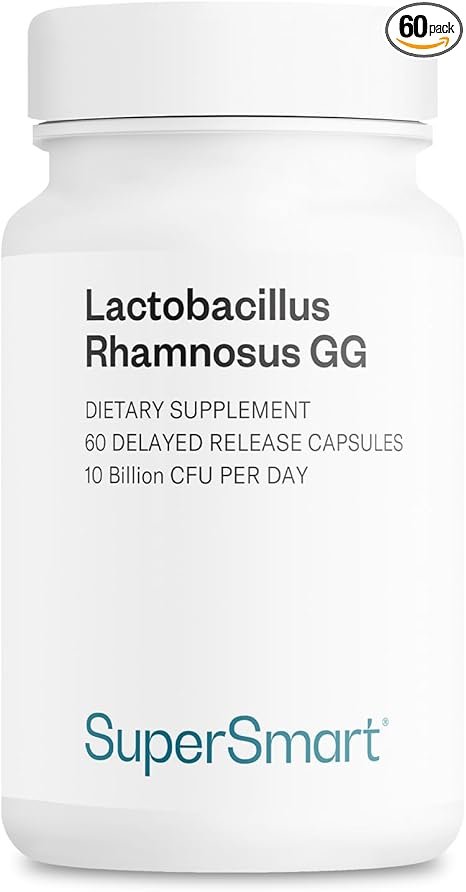 Supersmart - Lactobacillus Rhamnosus GG 10 Billion CFU per Day (LGG ...