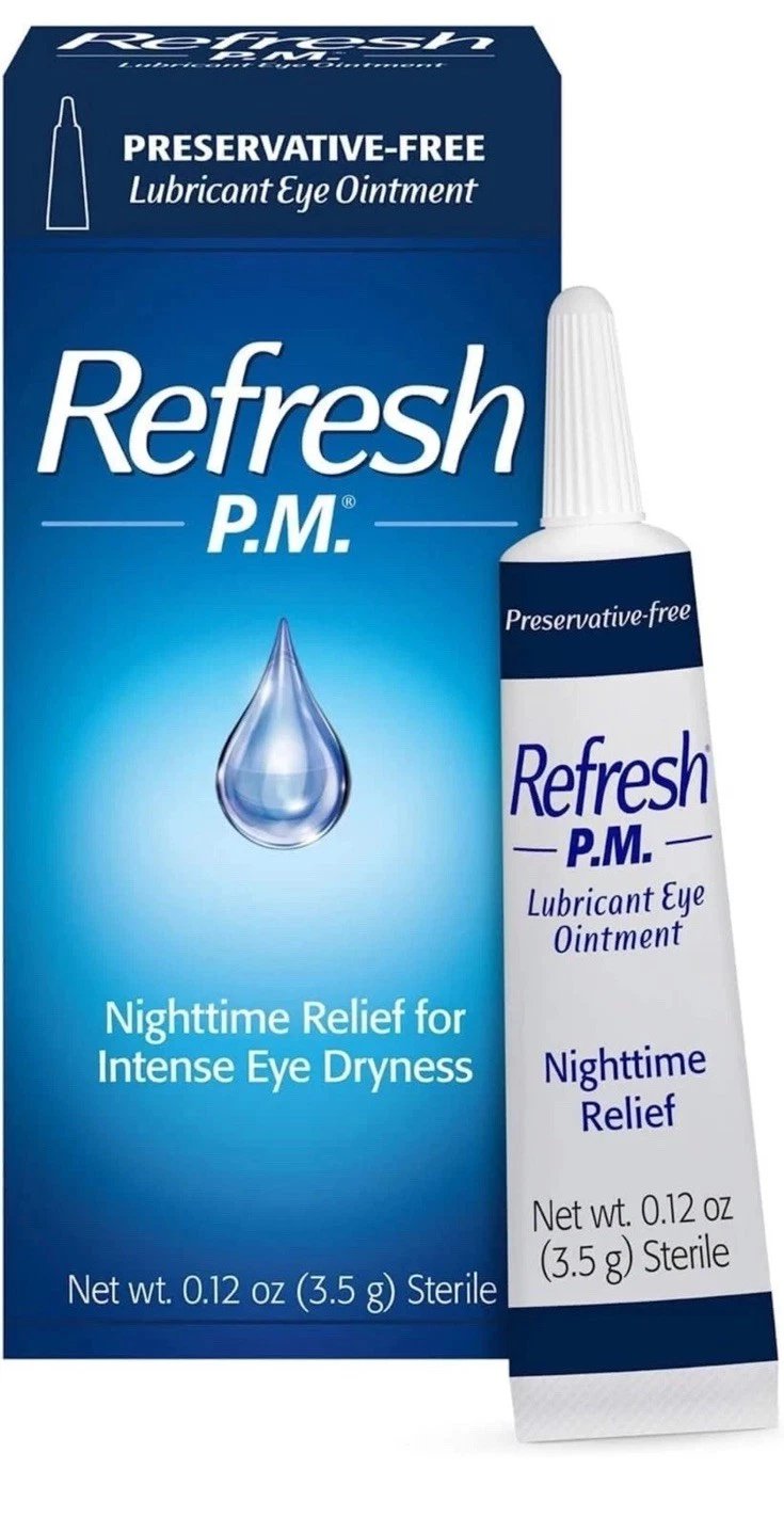 Refresh PM Lubricant Eye Ointment Nighttime Relief for Dry Eye JUN 2028