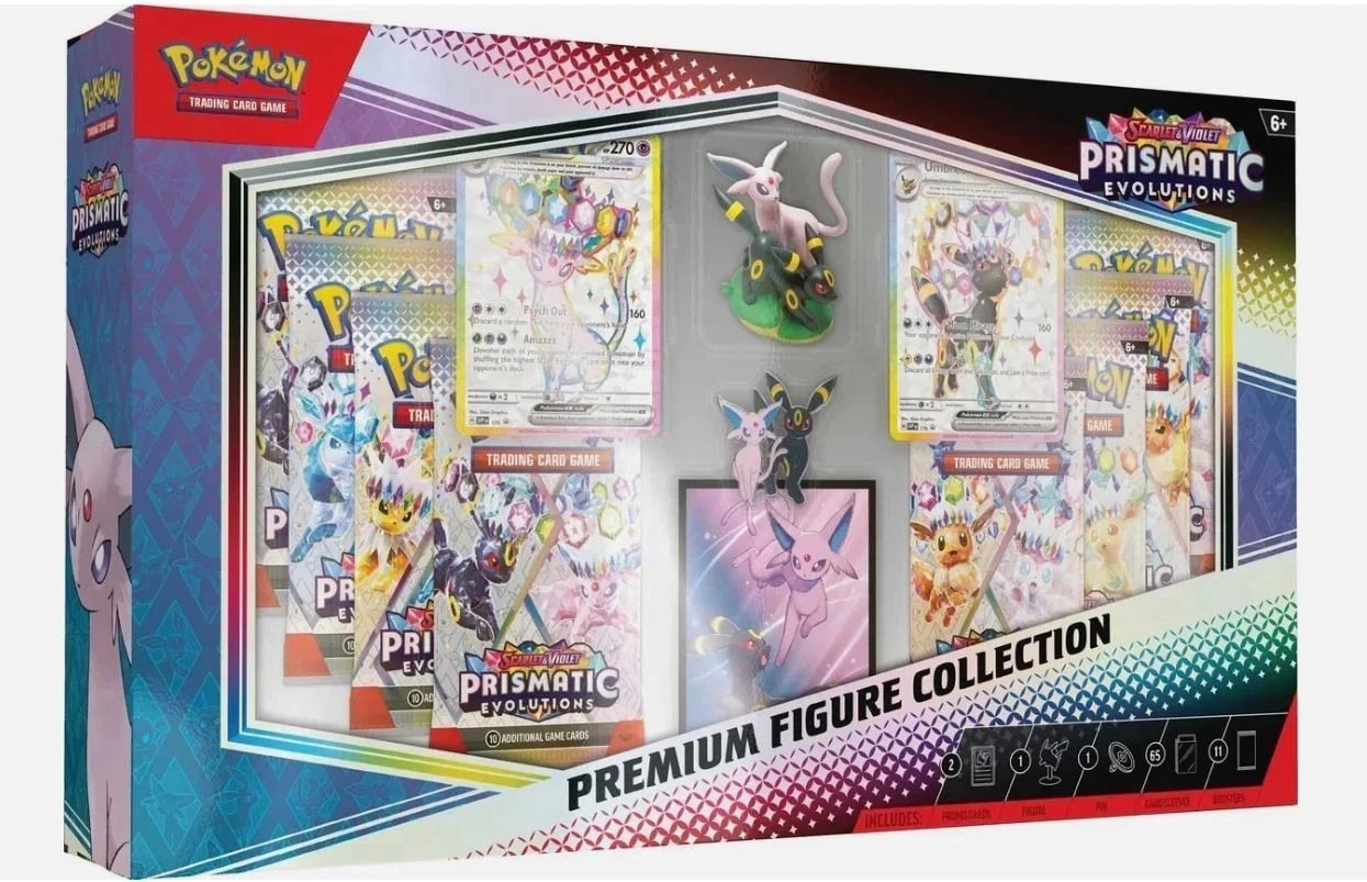 POKEMON TCG Prismatic Evolutions Premium Figure Collection English Sealed