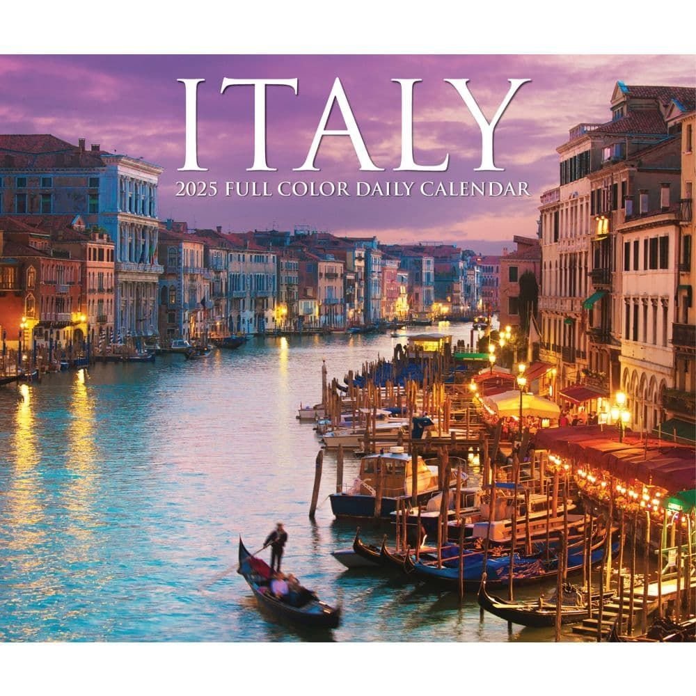 Italy 2025 Desk Calendar