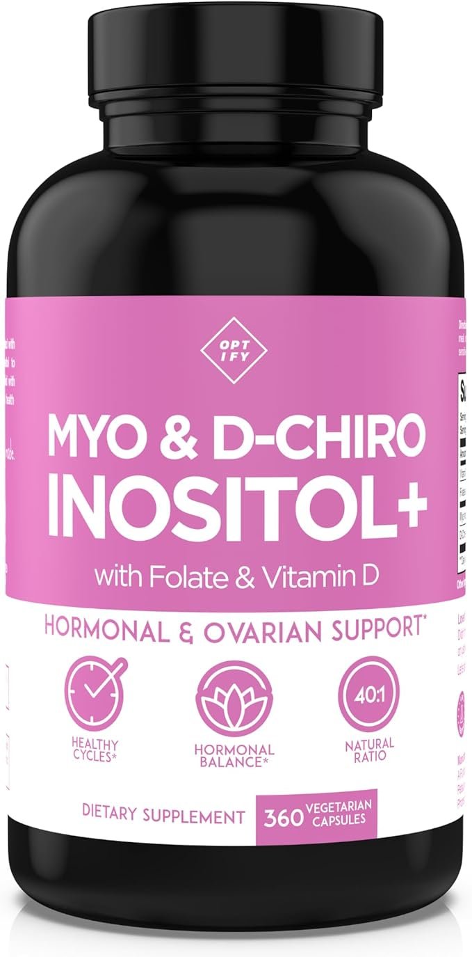 Premium Inositol Supplement - Myo-Inositol and D-Chiro Inositol Plus Folate
