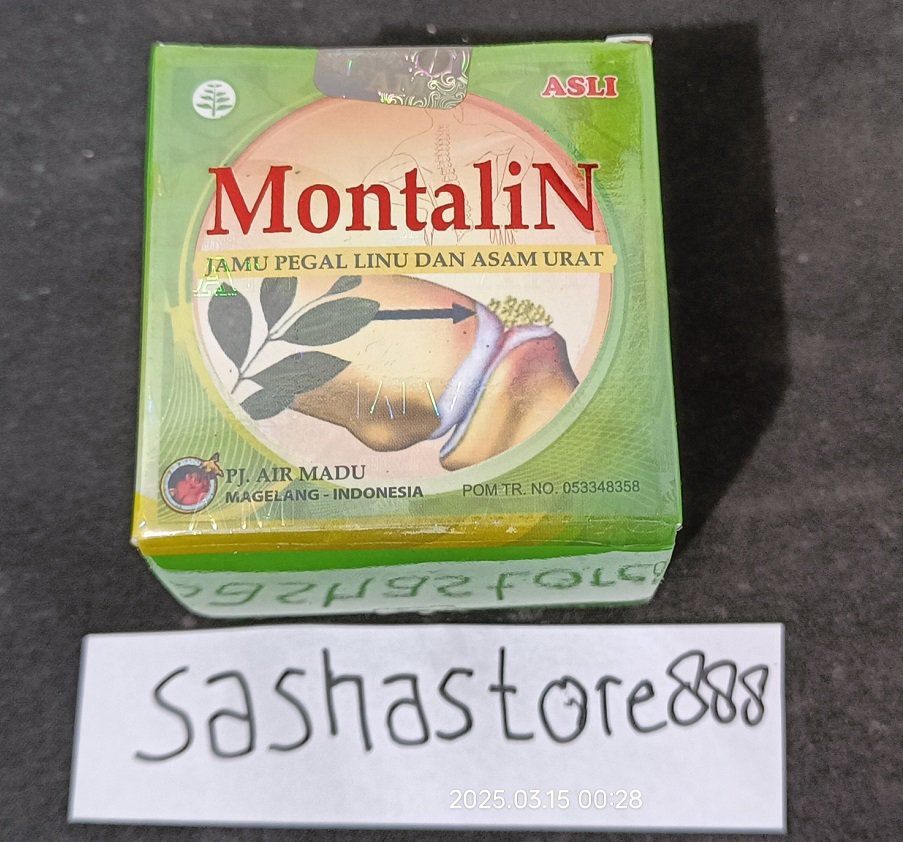 Original 20 Box Montalin Herb Capsules Cholesterol Arthritis Gout ...