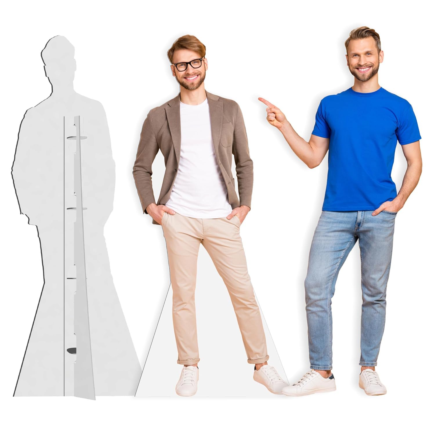 Life Size Cardboard Cutout - 1-6 ft - Personalized High Resolution