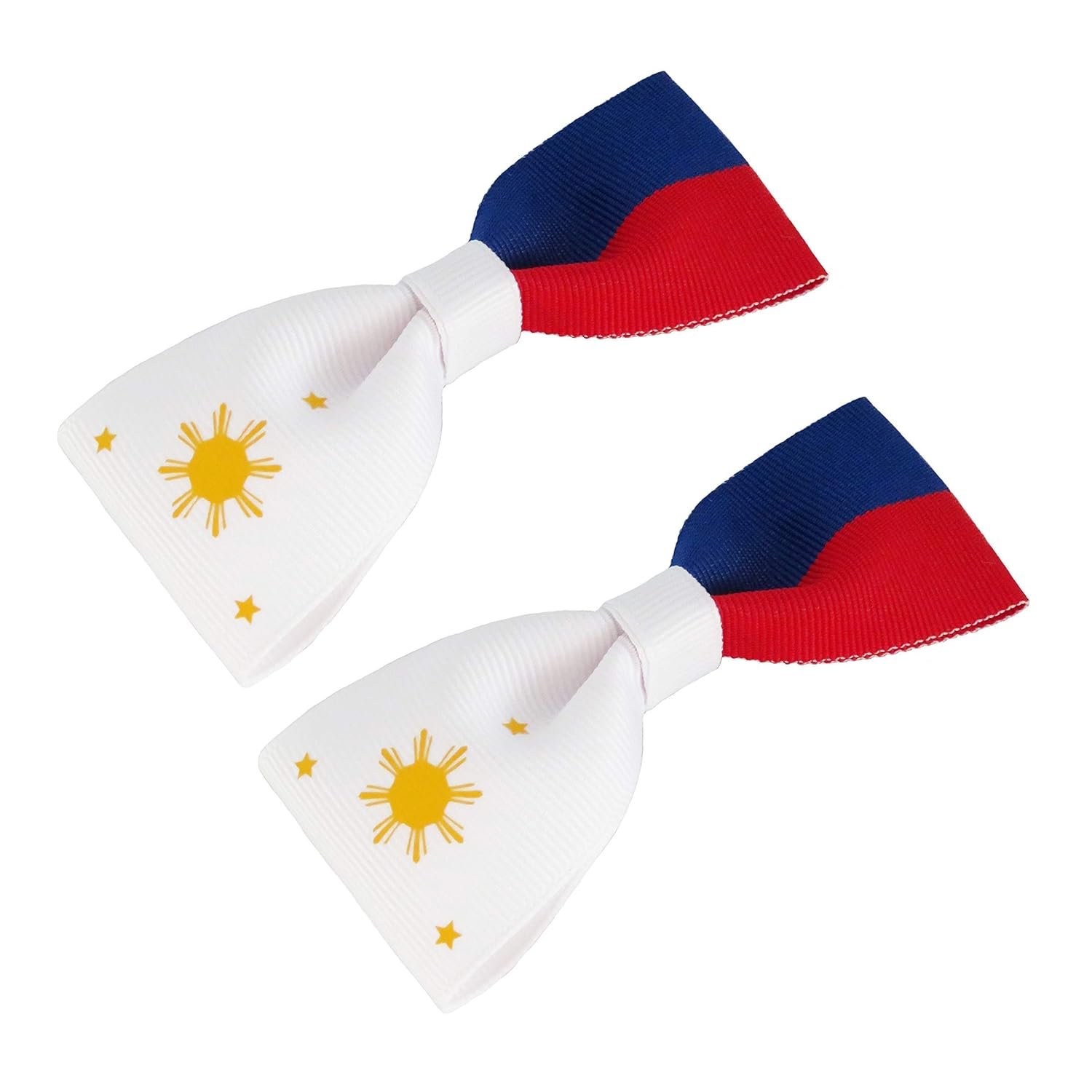 Philippines Flag Hair Bow Girls Women Hair Accessories Cultural