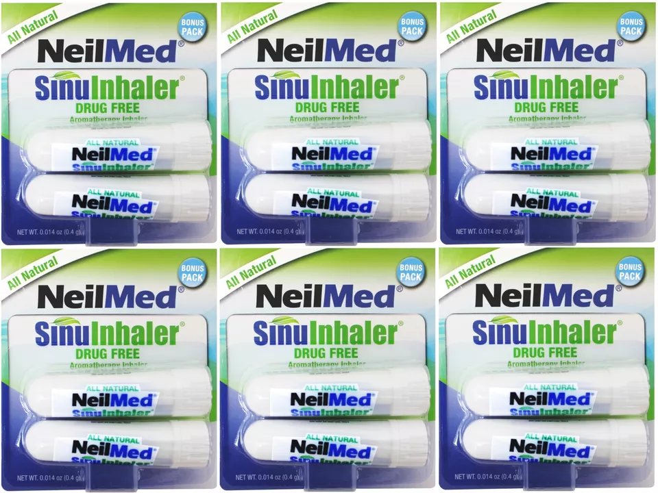 NeilMed SinuInhaler Natural Non Medicated Aromatherapy Inhaler 2 Count ...
