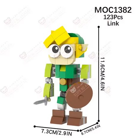 Game Series MOC Character Building Blocks Creative Cartoon Animal