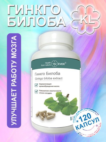 Ginkgo Biloba 120 Capsules: Boost Brain, Memory, Focus & Nerve Function