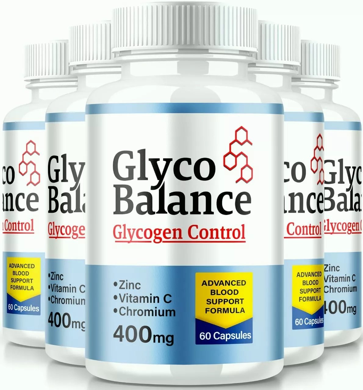 (5 Pack) Glyco Balance Glycogen Control Pills for Blood Pressure ...