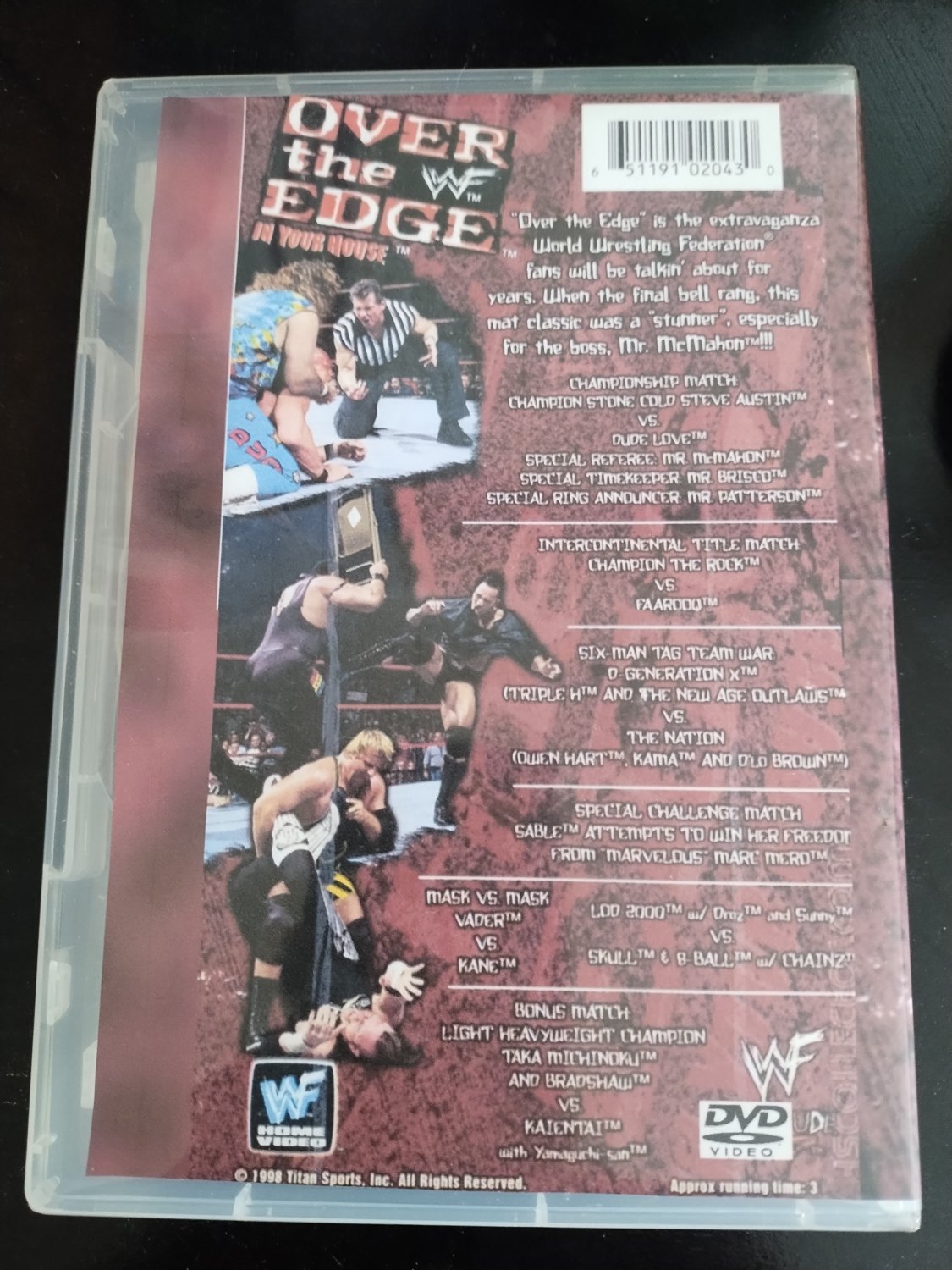 WWF In Your House 22: Over The Edge : In Your House ( 1998)