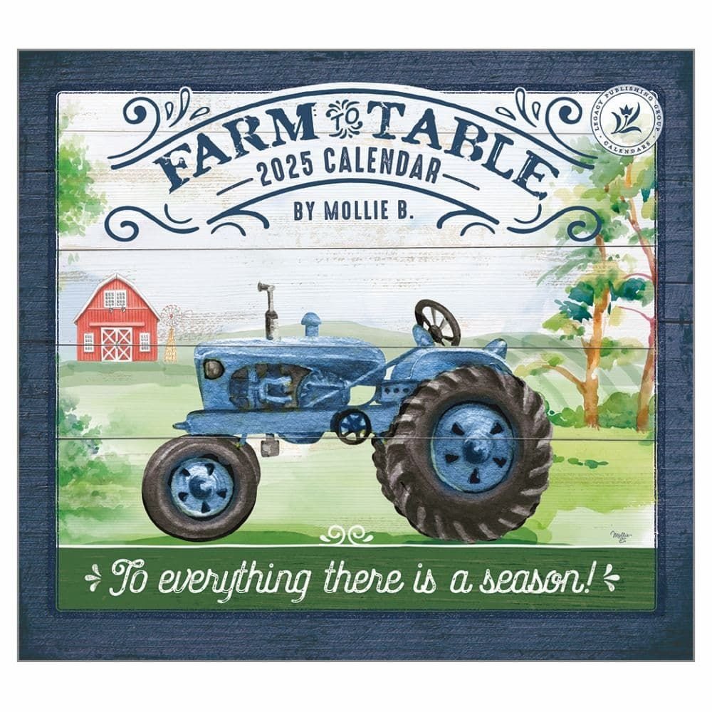 Farm to Table 2025 Wall Calendar