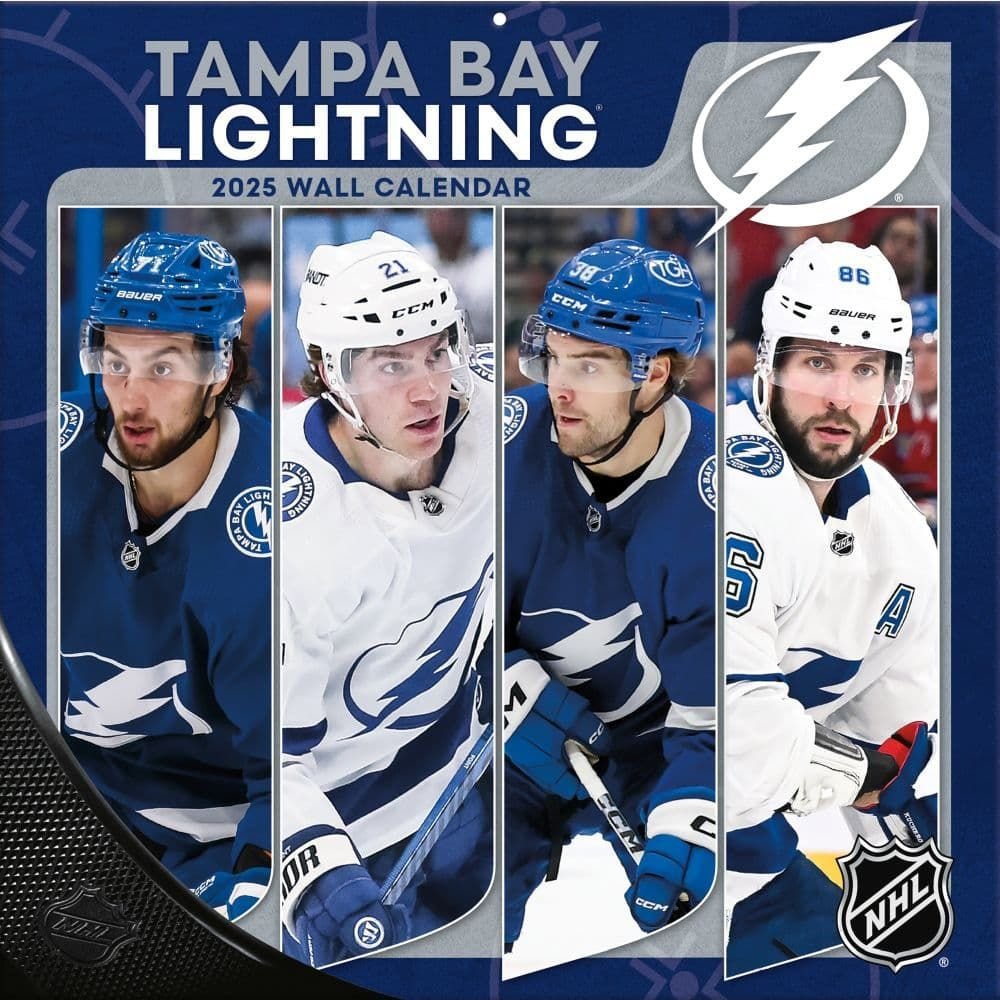 Tampa Bay Lightning 2025 Wall Calendar