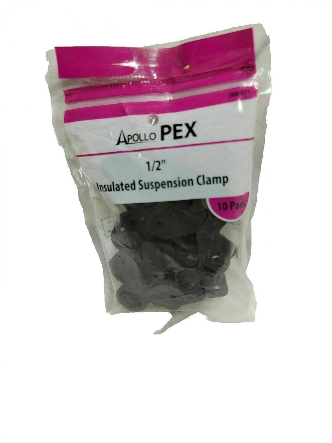 Apollo 1/2 in. Plastic Insulated Stud Suspension Clamp (10-Pack) Pipe ...