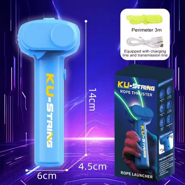 New Hot Ku-String Rope Shooting Toy Funny Glow-In-The-Dark Rope