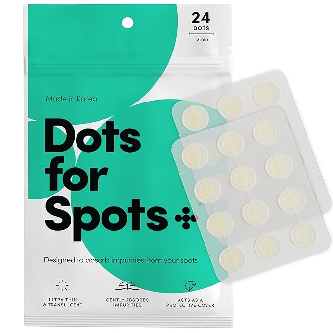 Dots for Spots Pimple Patch - Fast Acting Translucent Hydrocolloid