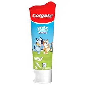 Colgate Kids Bluey Toothpaste with Fluoride, Fights Cavities