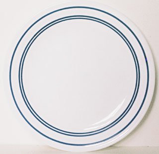 Corelle CLASSIC CAFE BLUE Luncheon Plate Livingware USA