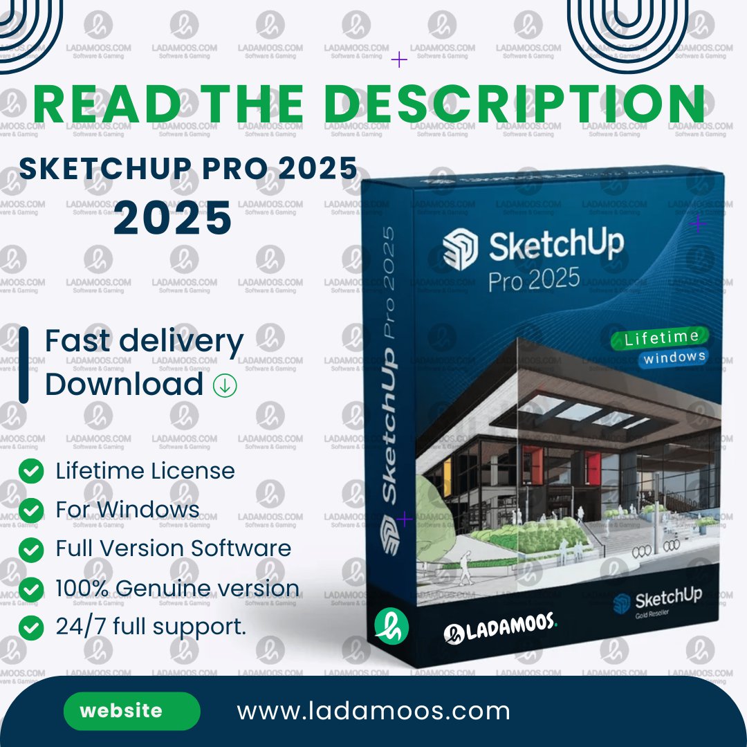 SketchUp Pro 2025 - Lifetime License - For Windows - Download