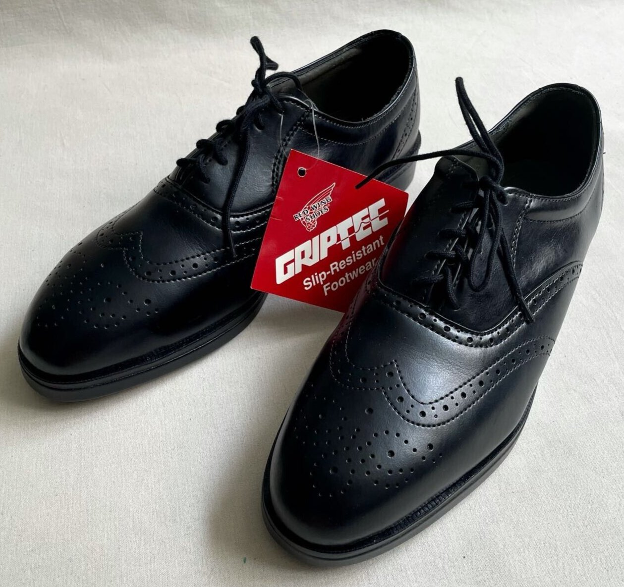 Red Wing 8701 Men’s Leather Wingtip Steel Toe Shoes Made in USA Size 7.5 EE