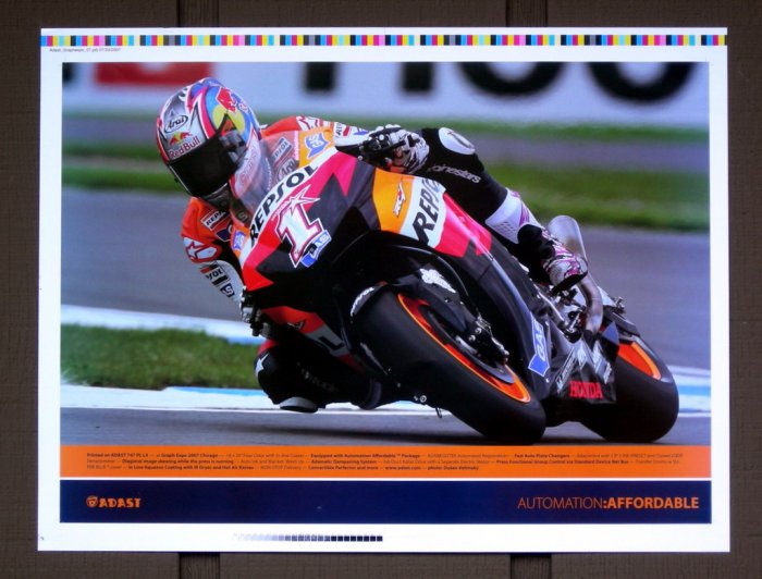 Nicky Hayden Honda RCV211 MotoGP Repsol Poster #1 Print