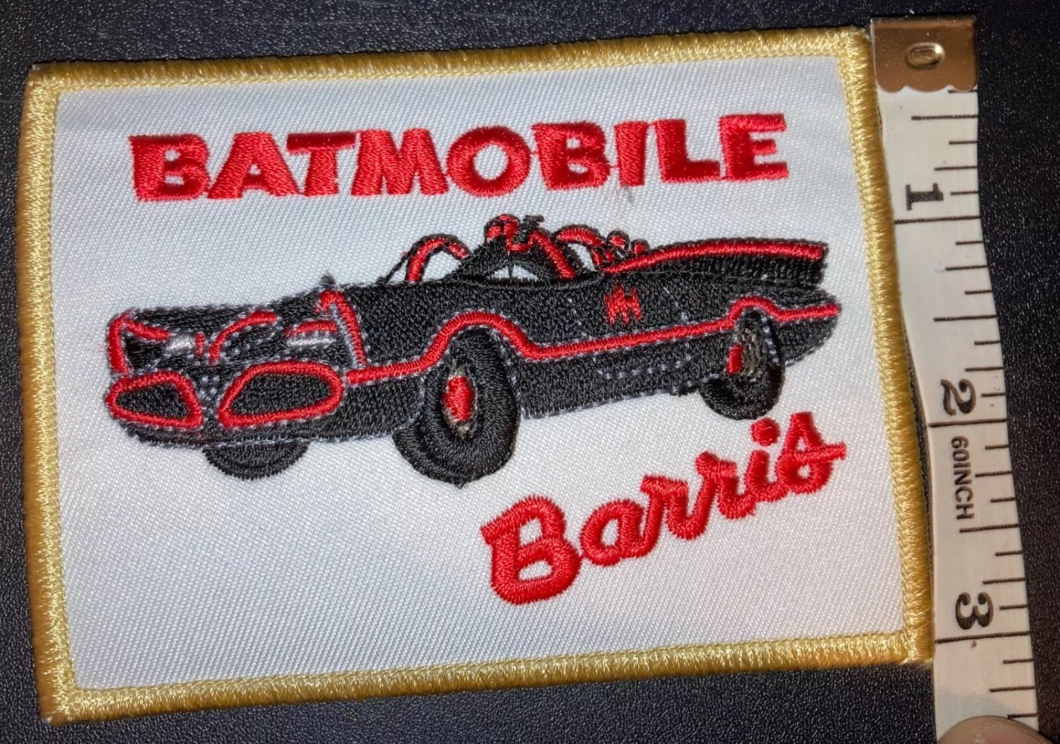 1966 Batman Patch - Classic TV Batmobile Patch - George Barris ...