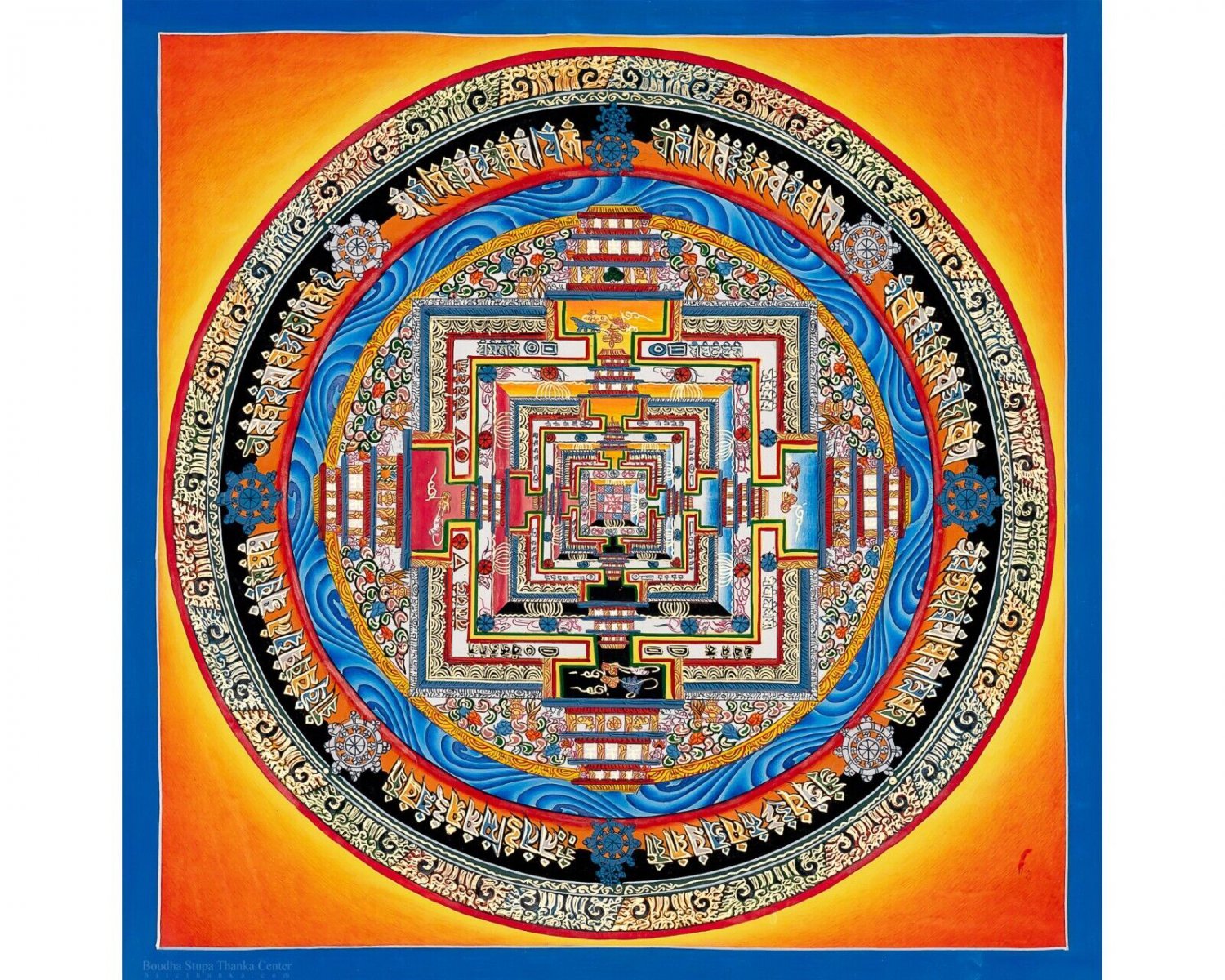 Breathtaking Kalachakra Mandala – Art for Enlightenment | Hand-Made -B10002