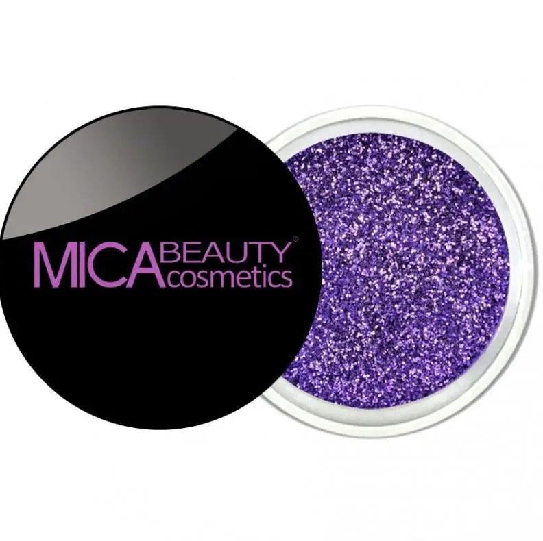 MICA BEAUTY Mineral Body & Eye Shadow Glitter PURPLE 216 Full Size 2.5g NeW