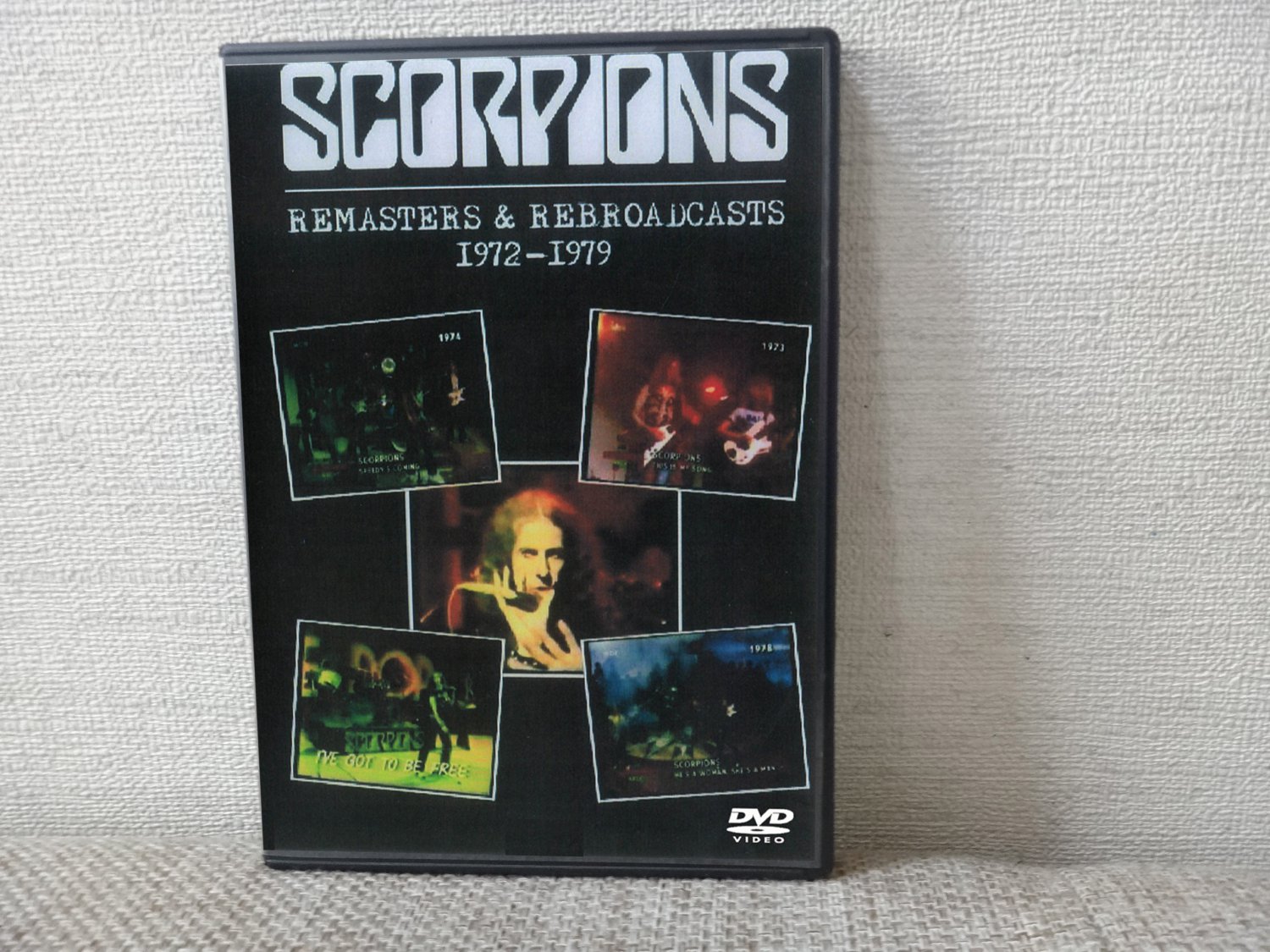 SCORPIONS 1972 - 1979 REMASTERS & REBROADCASTS DVD
