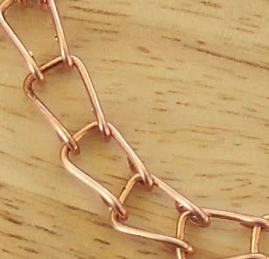 Men's Handcrafted Copper Chain Link Bracelet