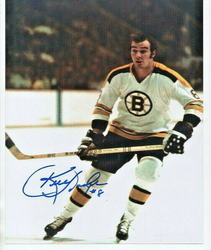BOSTON BRUINS KEN HODGE AUTOGRAPH SIGNED PHOTO WITH COA 8x10