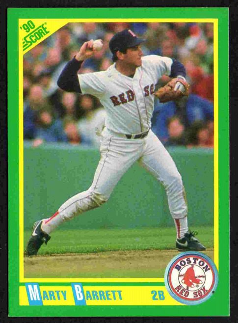 Boston Red Sox Marty Barrett 1990 Score #15 nr mt