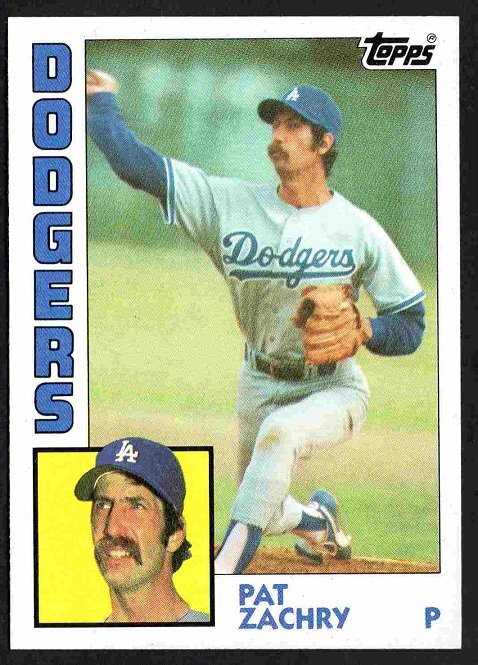 Los Angeles Dodgers Pat Zachry 1984 Topps #747 nr mt