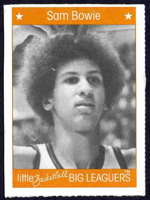 New Jersey Nets Sam Bowie 1991 Little Basketball Big Leaguers Card