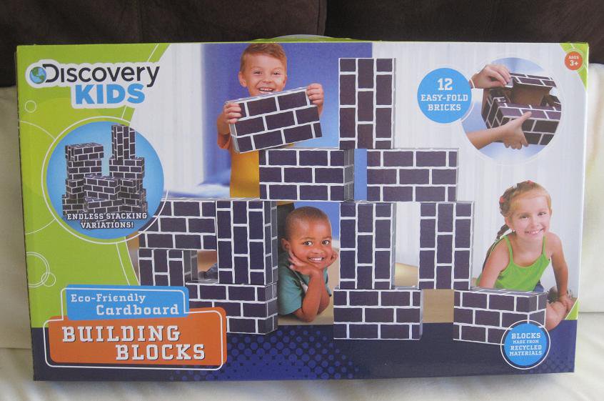 Discovery Kids Building Blocks 2 Set Bundle "Eco-Friendly Cardboard ...