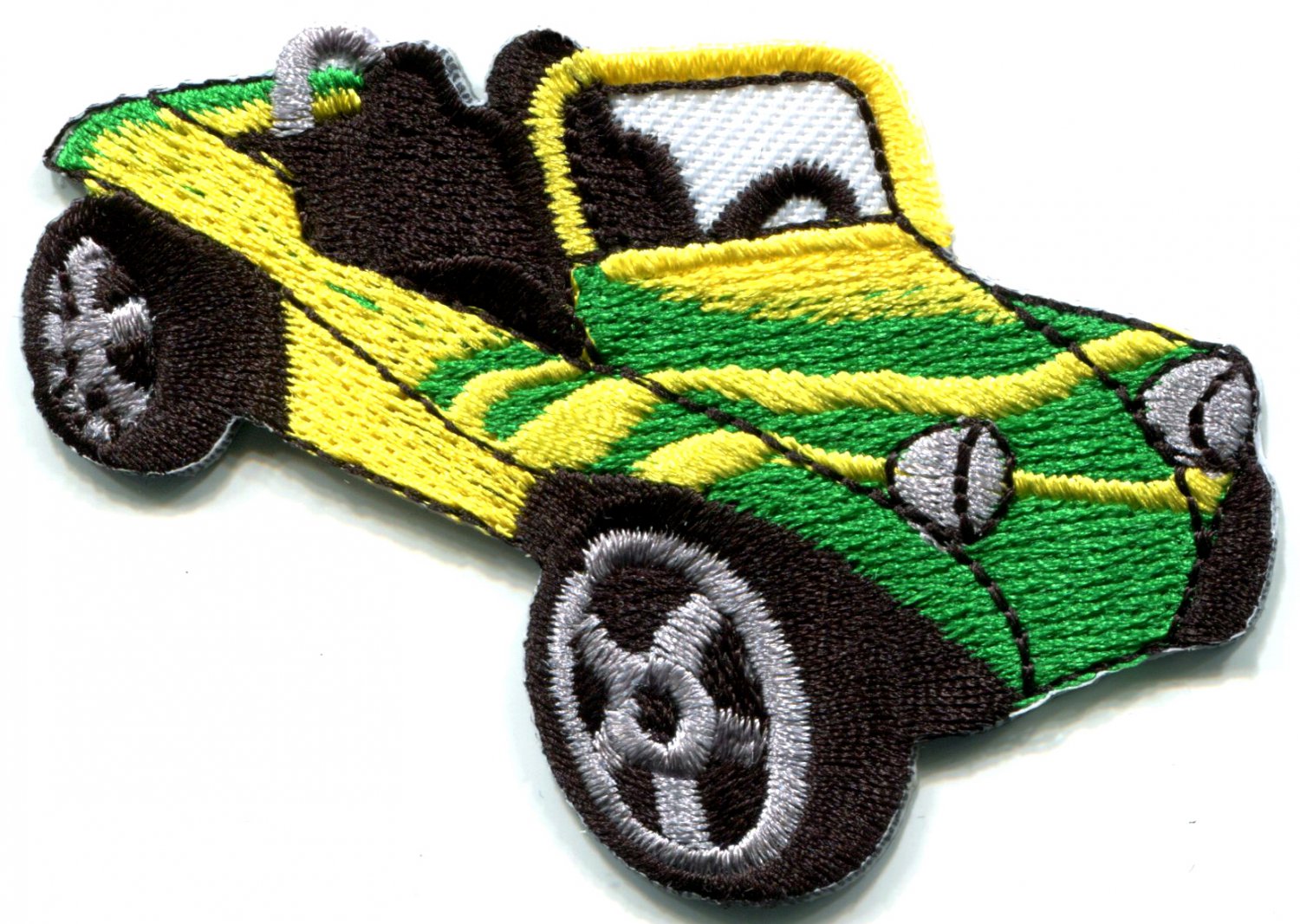 Dune buggy off road car baja retro racing applique iron-on patch S-525