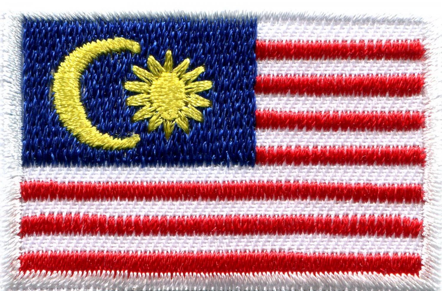 Flag of Malaysia Malaysian Southeast Asia applique iron-on patch Medium S-779