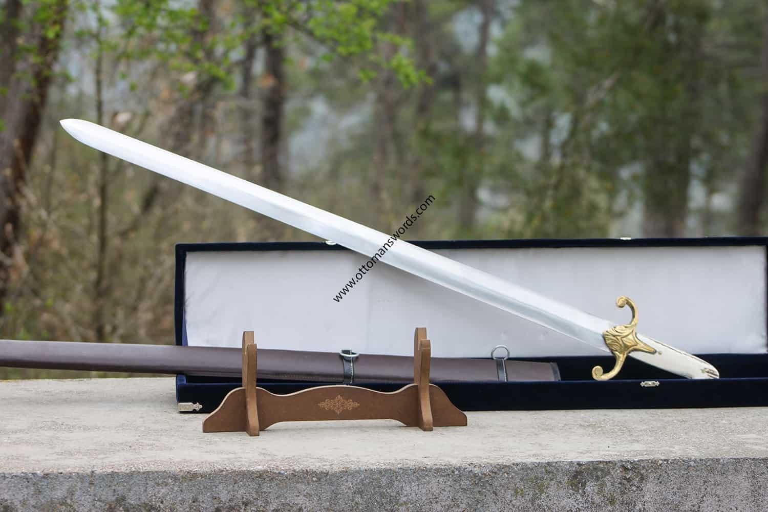 Hazrat Muhammad Saw Sword Qadib Buckhorn