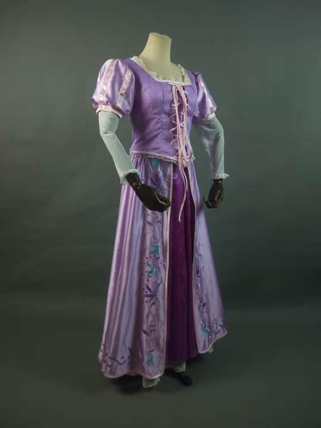 Princess Rapunzel Cosplay Costume Custom-made Rapunzel cosplay dress