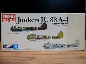 MPC Profile Series Junkers JU 88 A-4 Airplane Model Kit 1:72