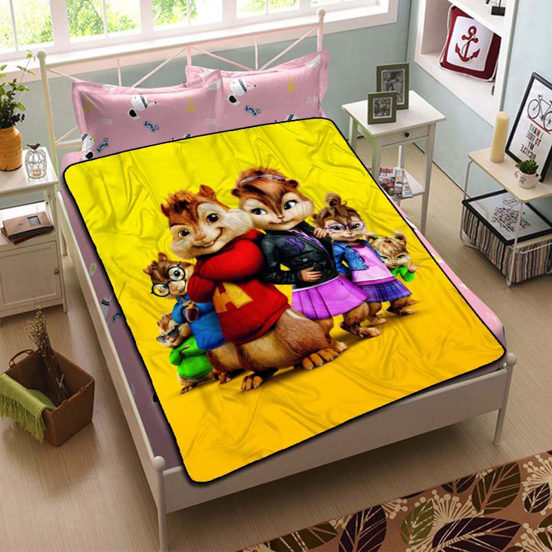 Alvin and the Chipmunks Blanket Plush Bedroom Throw